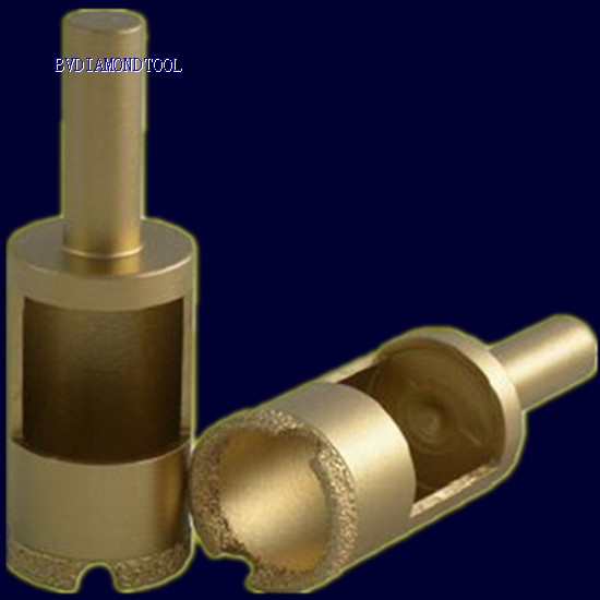 Vacuum Brazed Core Bits Round Shank